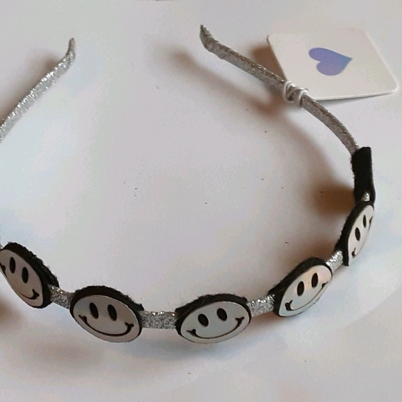Accessories | Headband With Smiley Face | Poshmark